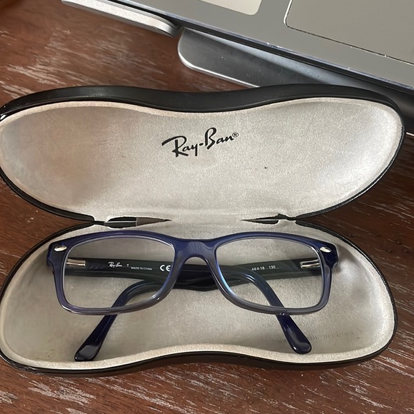 Ray-Ban | Accessories | Ray Ban Rb 531 3647 Blue Gray Eyeglasses With ...